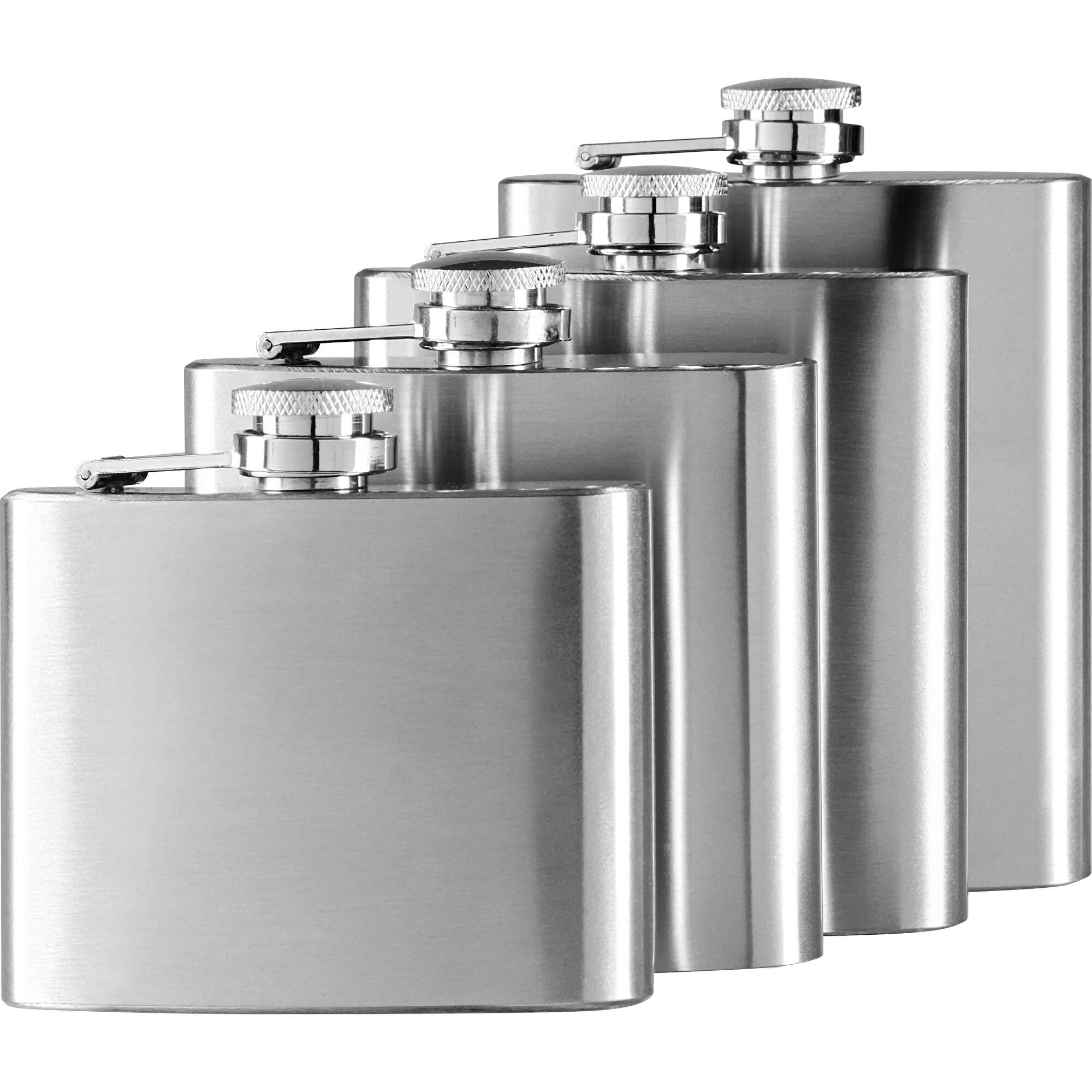 ZORR Hip Flask 8 OZ/226.4 ml (238 ml, acciaio inox, metallo, 90g) come ...