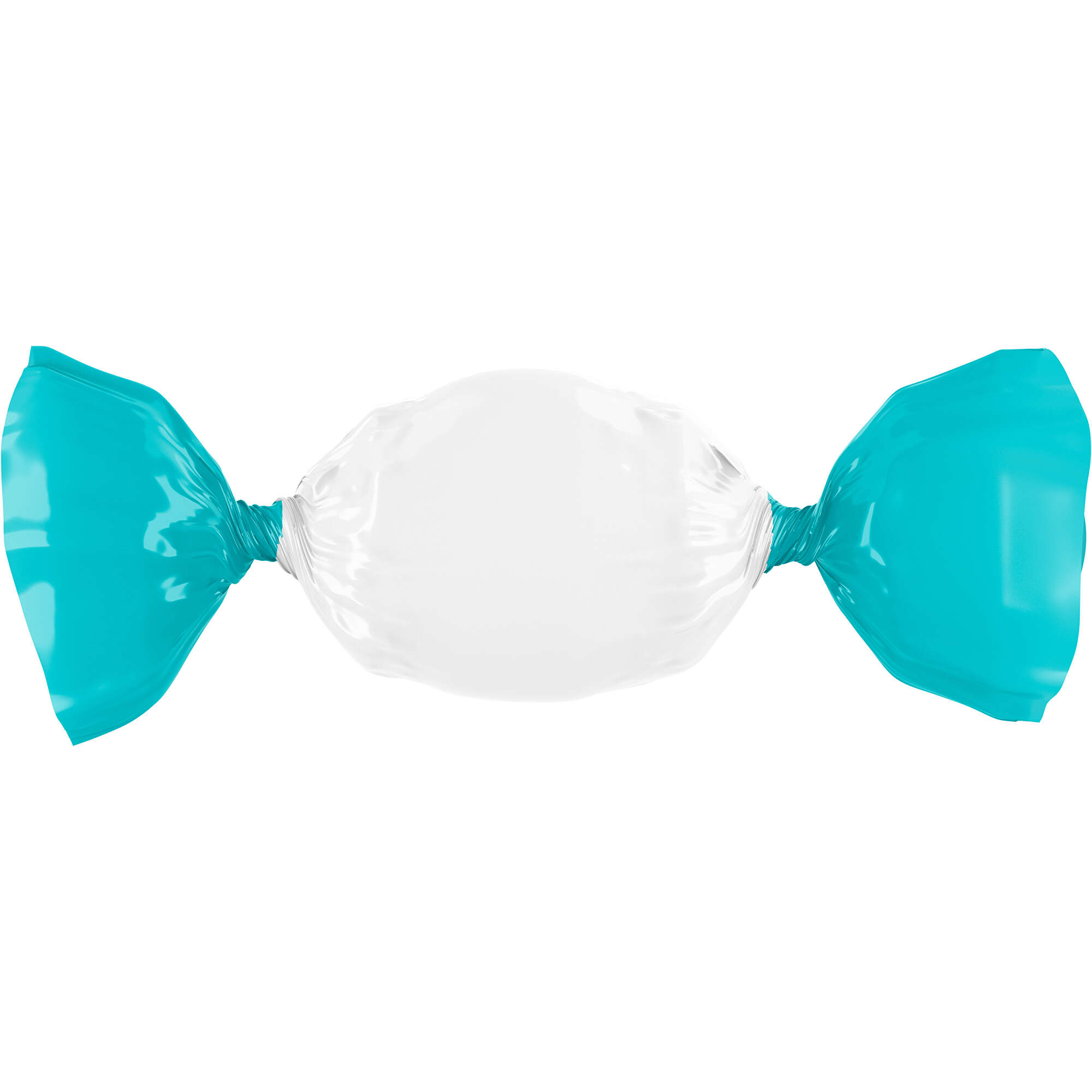 Bonbon Wickler Bontastisch (weiß / türkis, Wickler aus kompostierbarer ...