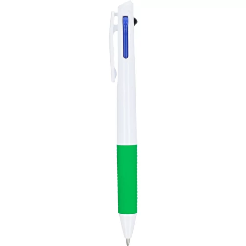 3-Farben-Stift mit Griffzone und Schlüsselband - GIFFITS-WERBEARTIKEL.ch